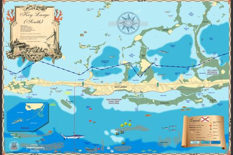 Key Largo | Island Map Publishing