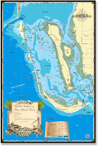 Nautical Wall Maps - Bahamas Maps | Caribbean Maps | Florida Maps and more