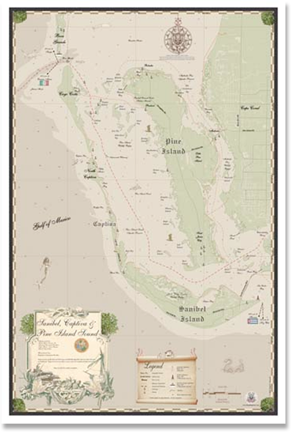 Nautical Wall Maps - Bahamas Maps | Caribbean Maps | Florida Maps and more