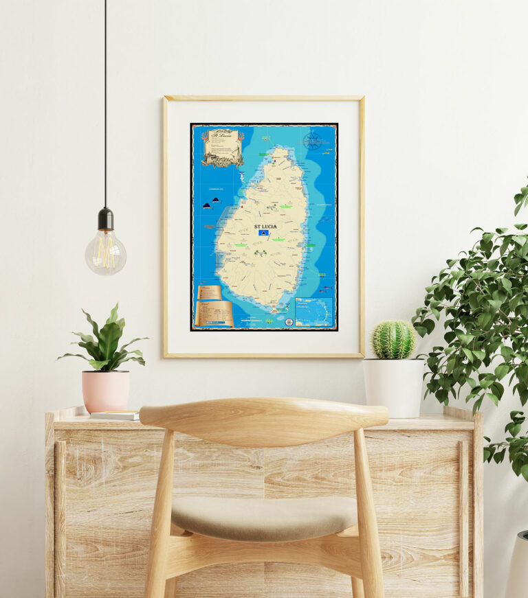 Discover Stunning Nautical & Coastal Maps at Island Map Store - Captain ...